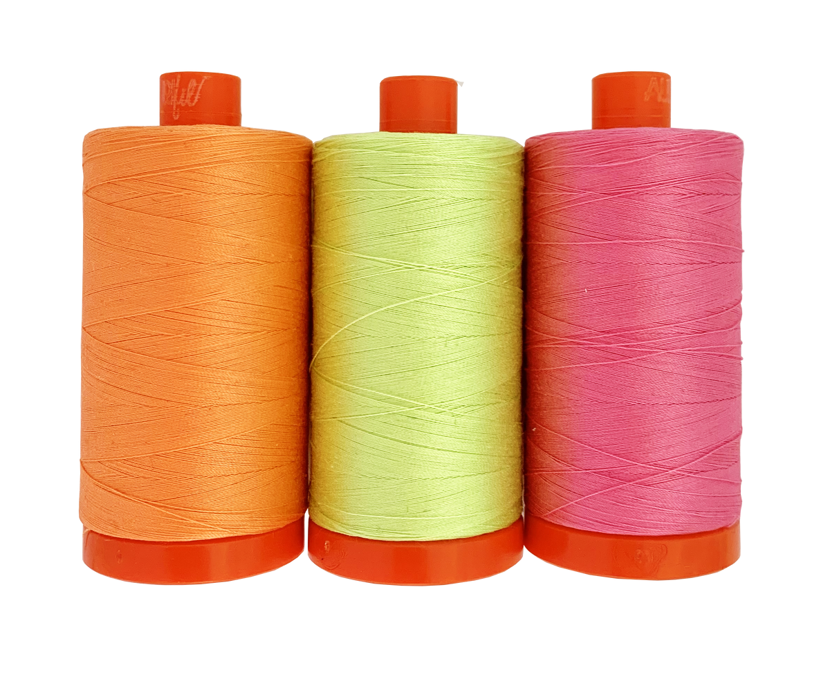 Tula Pink Neons Aurifil 3 Spool – Threads That Bind Maxwell