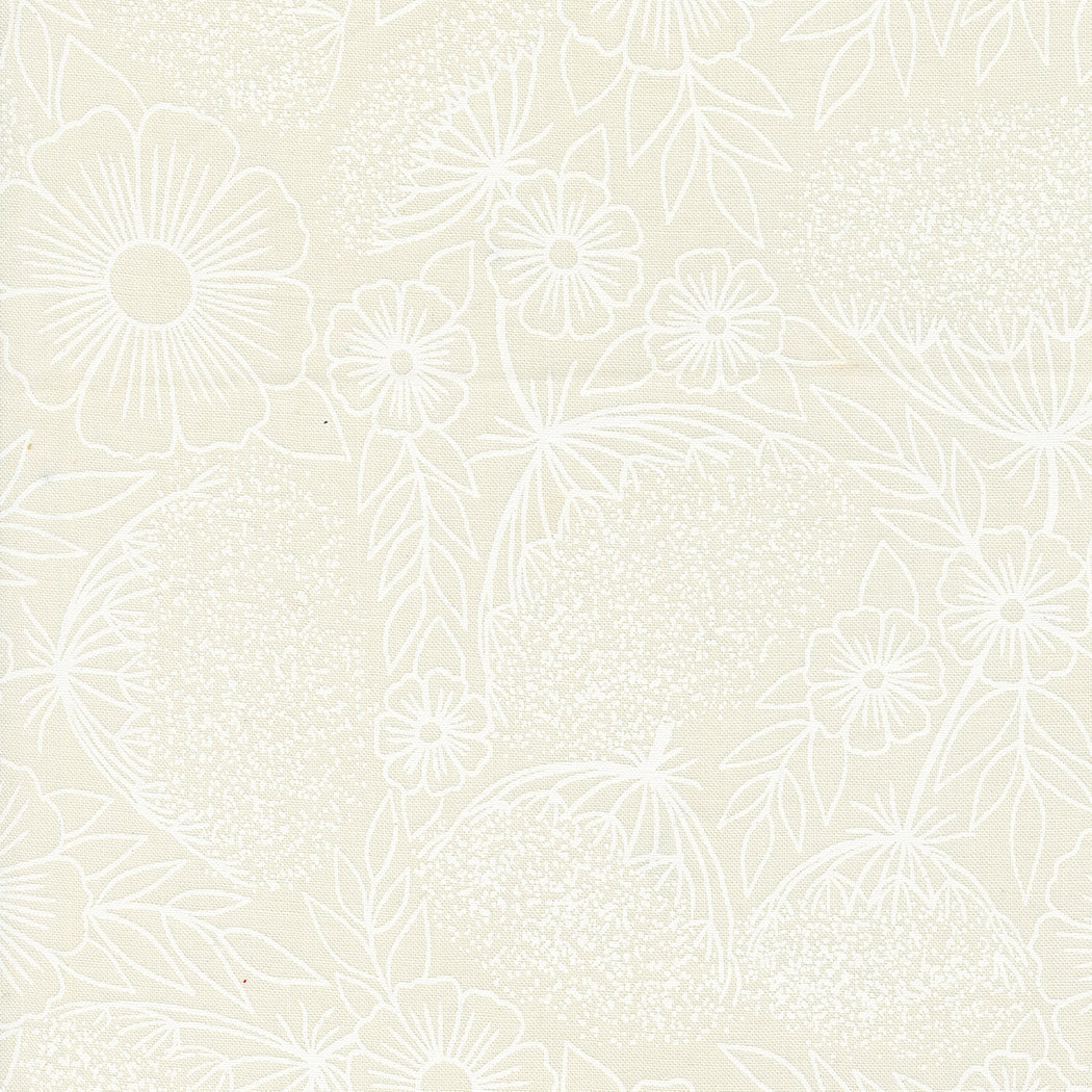 Field of Flowers by Katharine Watson for Moda - 14Porcelain/White ...