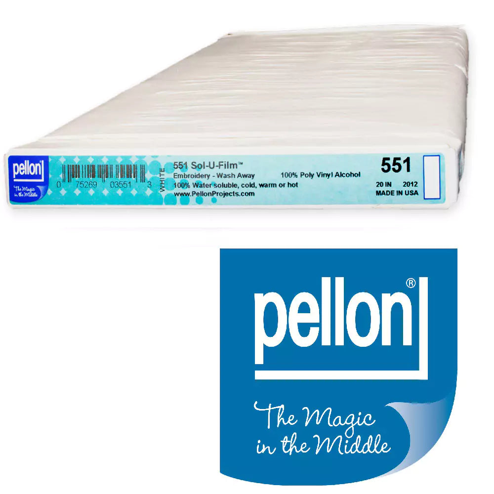 Pellon 551 Sol-U-Film Stabilizer – Threads That Bind Maxwell