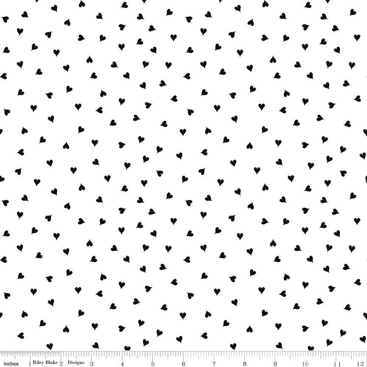 Take Heart Small Hearts by Riley Blake Designs- White – Threads That ...