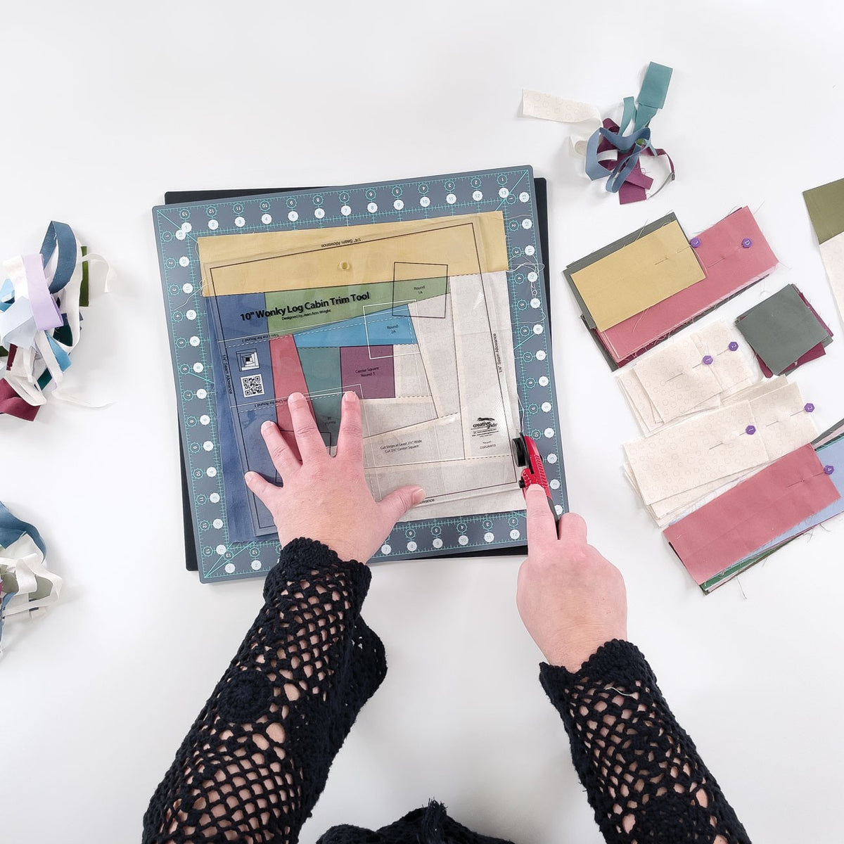 Creative Grid Rotating Cutting Mat 14x14 – Threads That Bind Maxwell