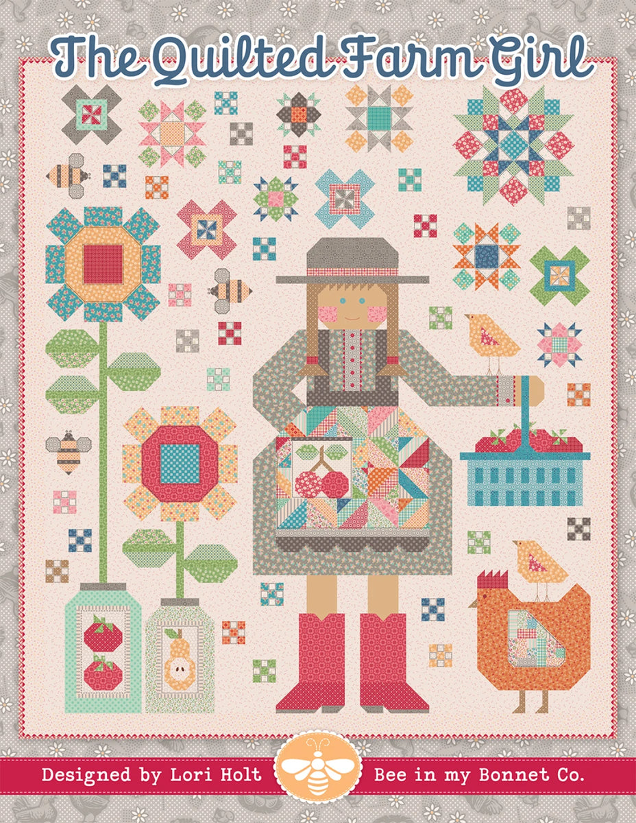 Quilted Farm Girl Quilt by Lori Holt for It's Sew Emma-Pattern ...
