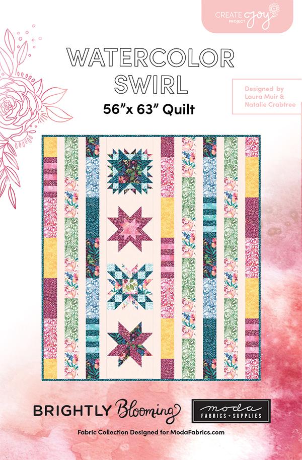 Watercolor Swirl by Create Joy Project- Pattern – Threads That Bind Maxwell