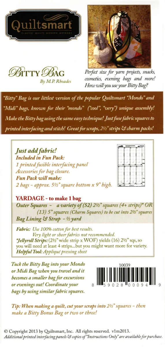 Bitty Bag Fun Pack from Quilt Smart – Threads That Bind Maxwell