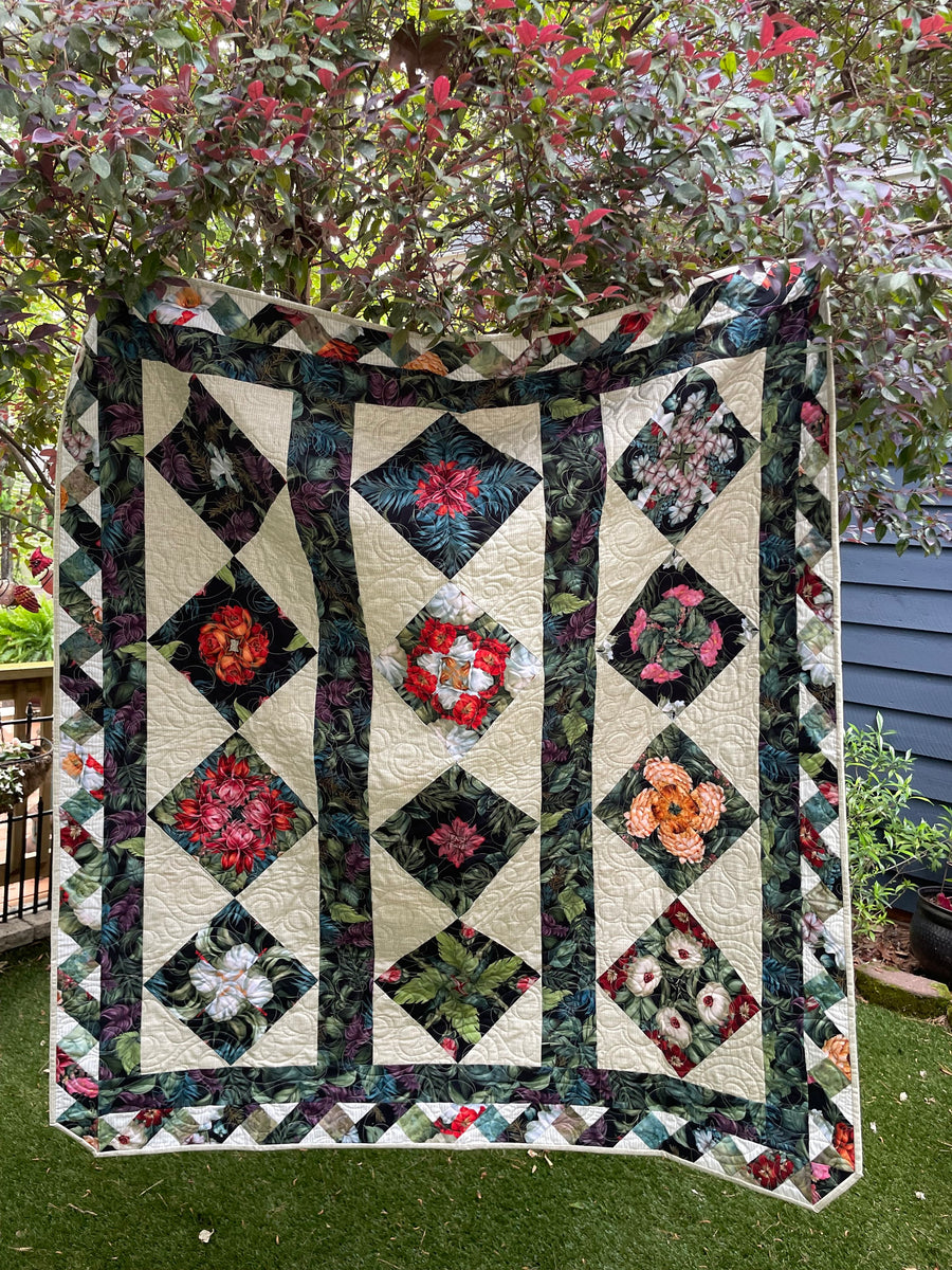 Twisted Garden Quilt Pattern – Threads That Bind Maxwell