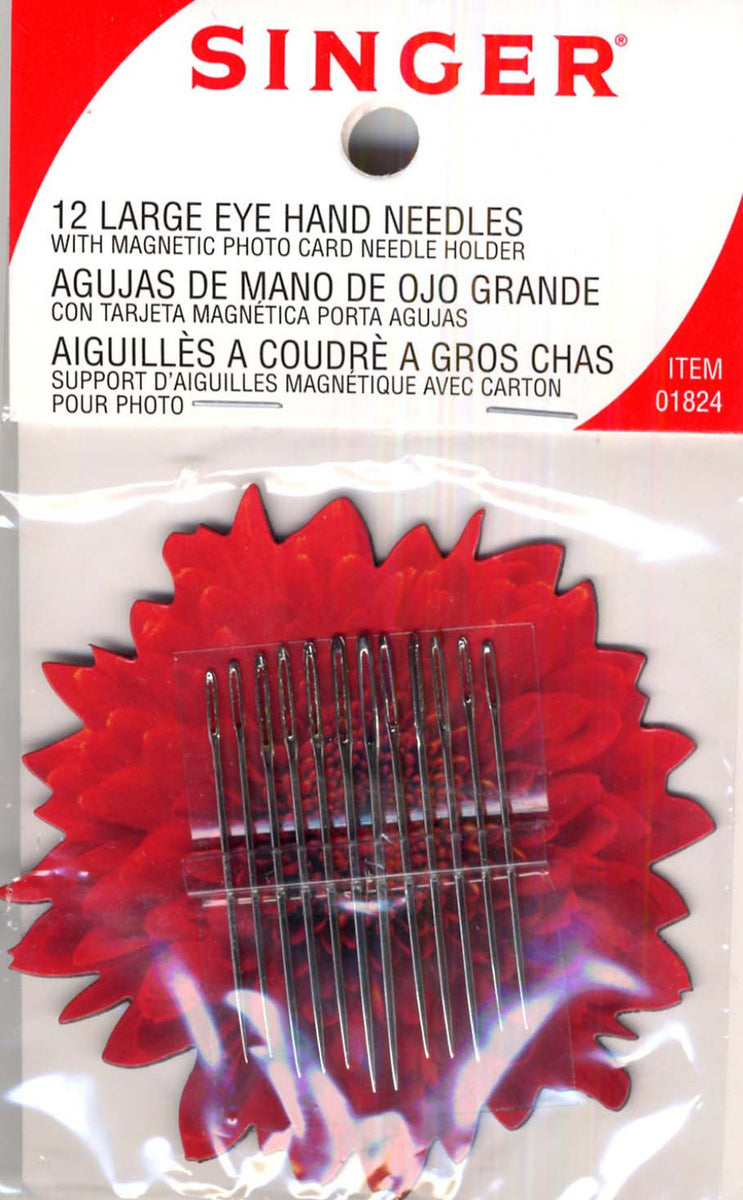 Singer Large Eye Hand Needles With Magnetic Holder – Threads That Bind ...